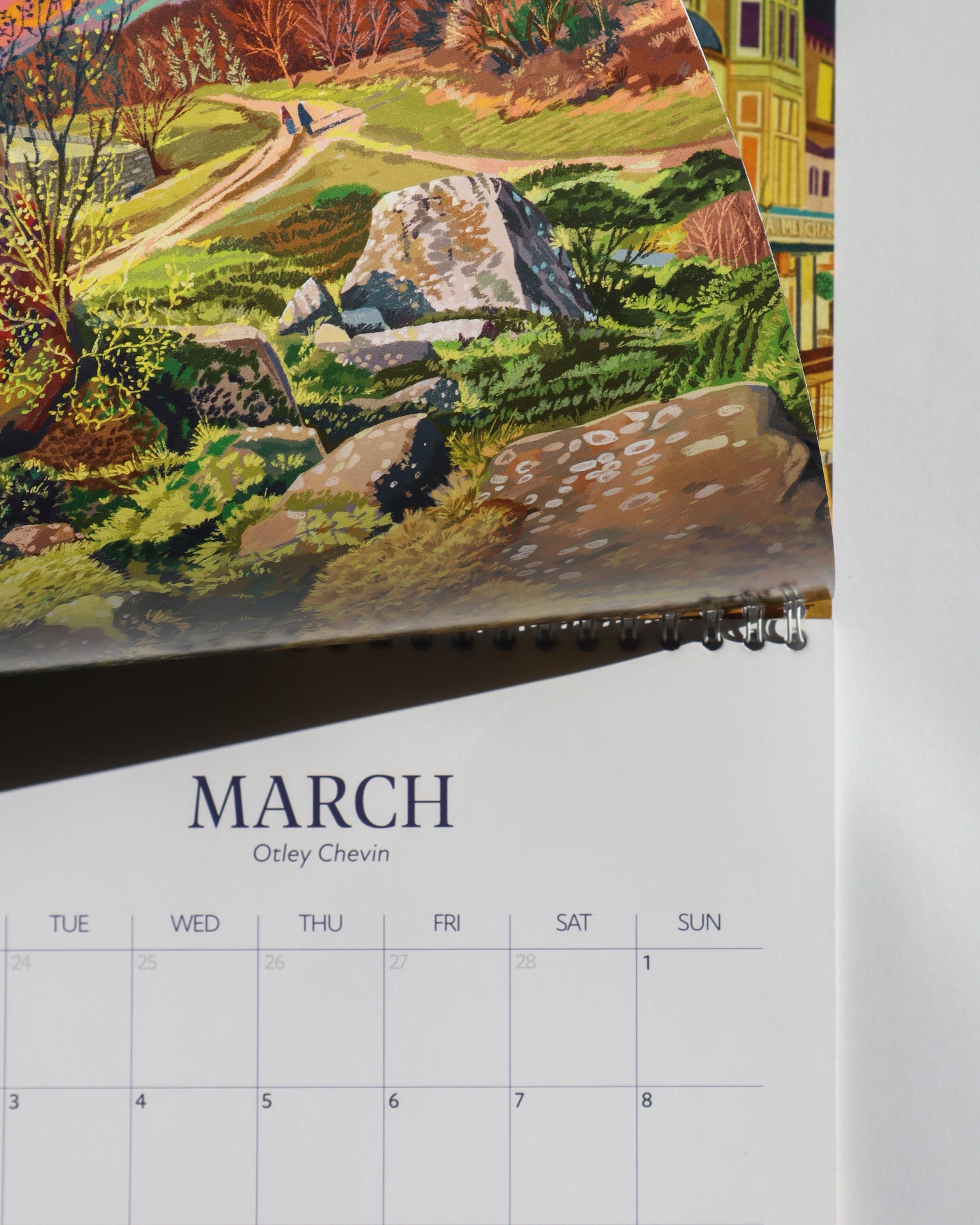 Yorkshire 2026 Illustrated Travel Calendar – Zacrosso