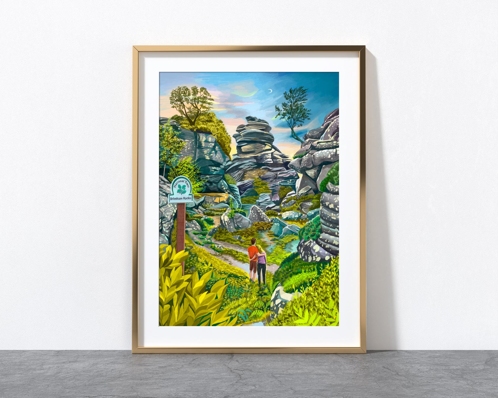 Brimham Rocks, Nidderdale, North Yorkshire, Artwork print – Zacrosso
