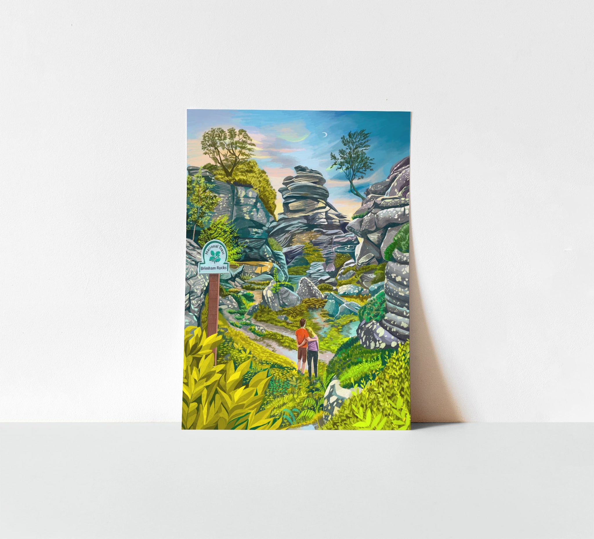 Brimham Rocks, Nidderdale, North Yorkshire, Artwork print – Zacrosso