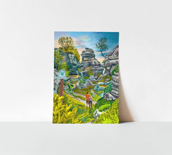Brimham Rocks, Nidderdale, North Yorkshire, Artwork print – Zacrosso