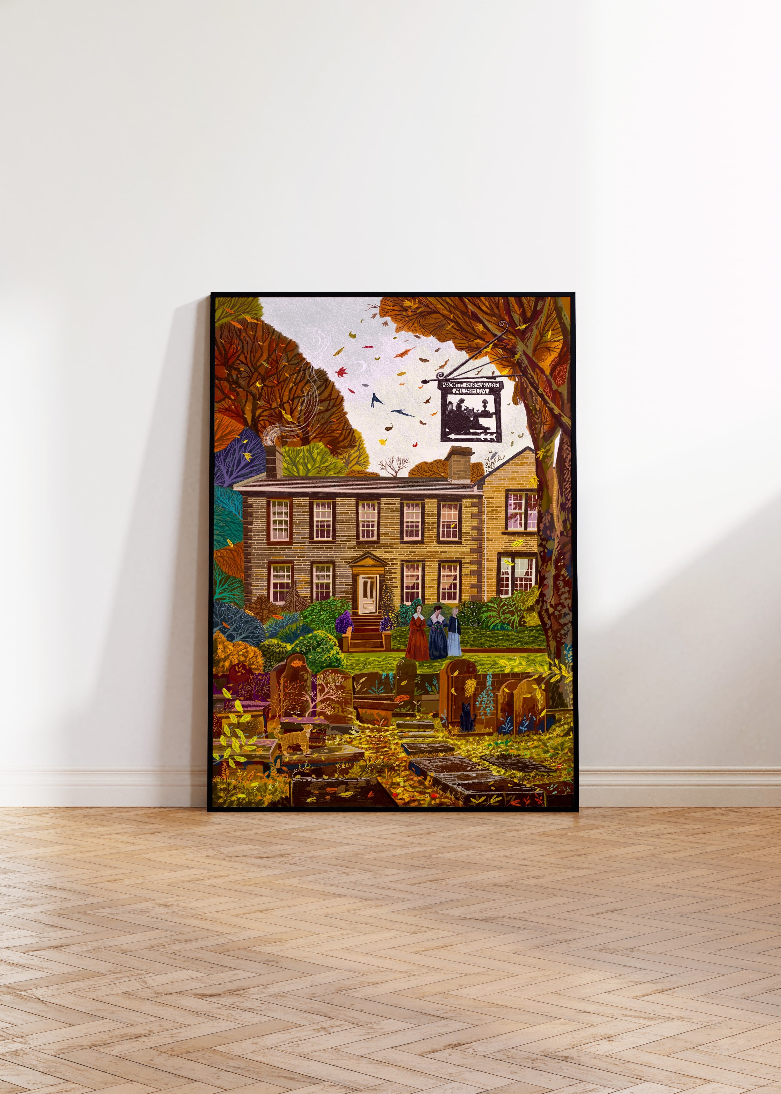 Brontë Parsonage Museum, Haworth, West Yorkshire, Artwork Print – Zacrosso