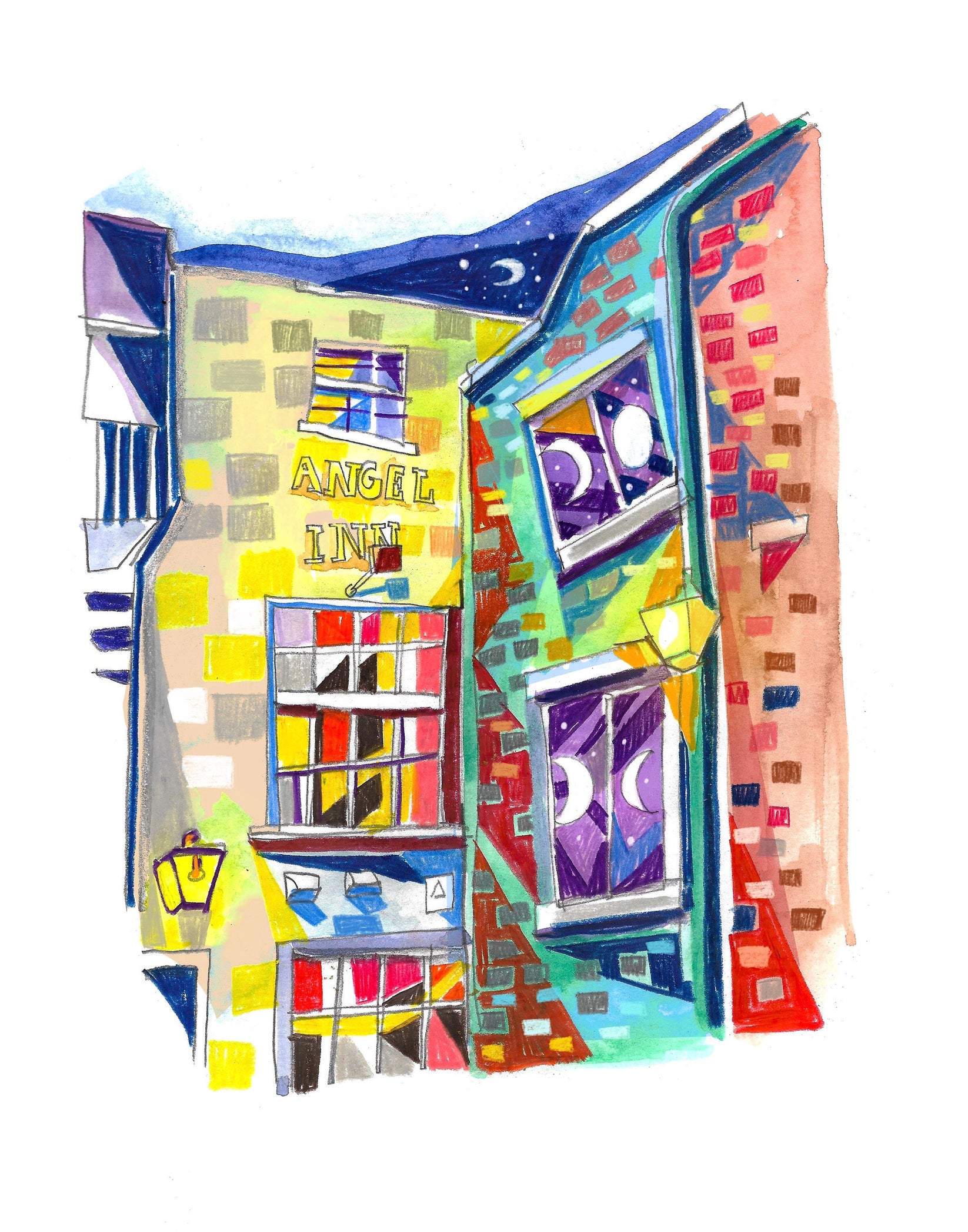 The Angel Inn, Leeds Artwork Print – Zacrosso